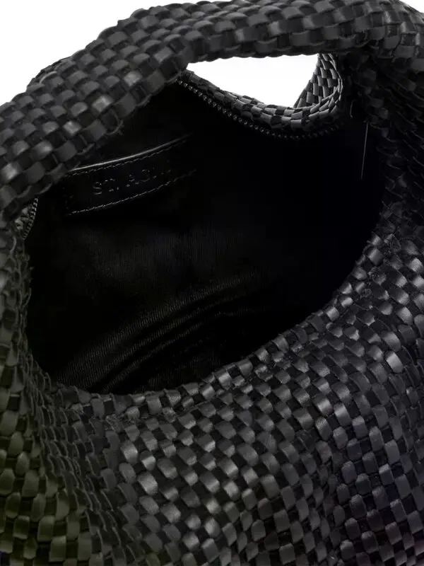 ST. AGNI Bon Bon Lattice-weave Tote Bag