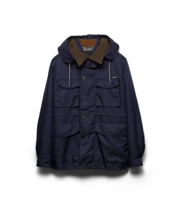 Prada Cotton Hooded Jacket