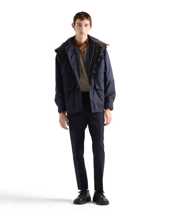 Prada Cotton Hooded Jacket