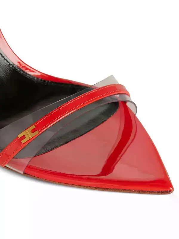 Elisabetta Franchi Stiletto Leather Sandals
