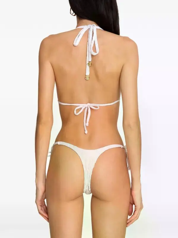 AMIR SLAMA Textured Tie Bikini