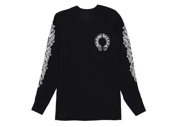 Chrome Hearts Horseshoe Thermal Waffle T-shirt - Black