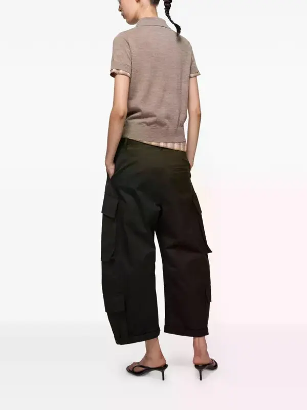 Acne Studios Melange Check Polo Shirt