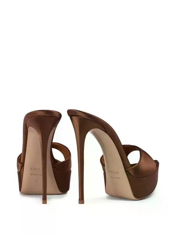 LE SILLA Platform-heel Sandals - Brown