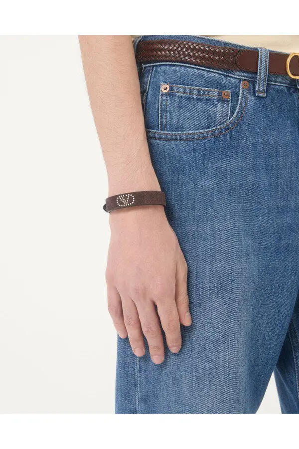 Valentino Garavani Vlogo Signature Bracelet - Brown