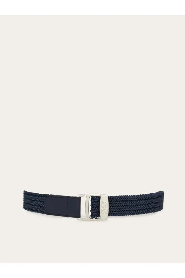 FERRAGAMO Belt With Gancini Buckle - Red