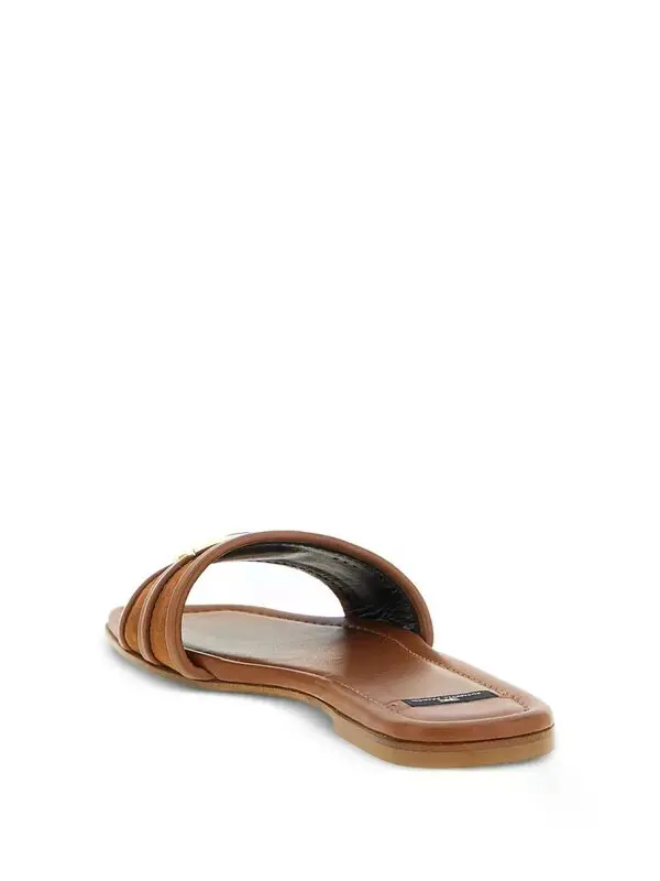 Elisabetta Franchi Logo Slides - Brown