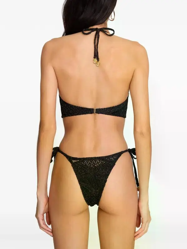 AMIR SLAMA Cut-out Tie Swimsuit