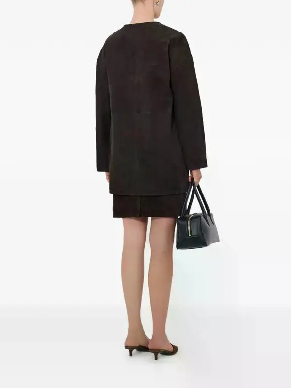 Loulou De Saison Button-up Leather Coat