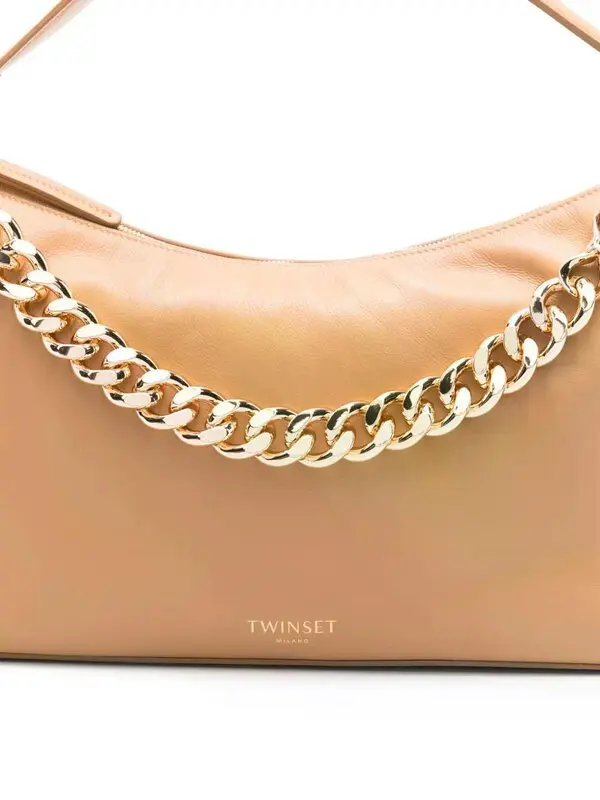 TWINSET Liliane Shoulder Bag - Neutrals