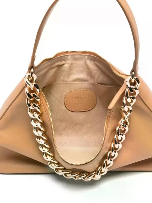 TWINSET Liliane Shoulder Bag - Neutrals