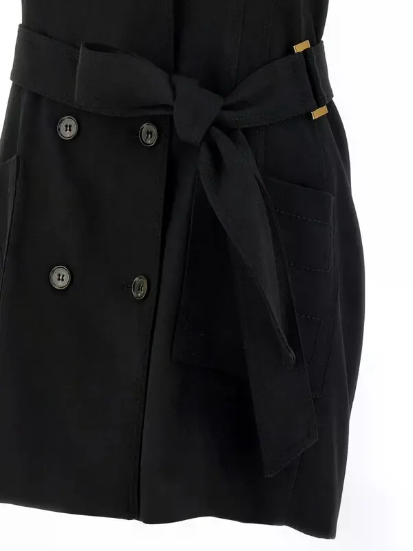 Elisabetta Franchi Double-breasted Belted Dress