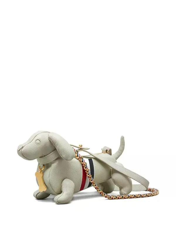 Thom Browne Dog-motif Cross Body Bag - Neutrals
