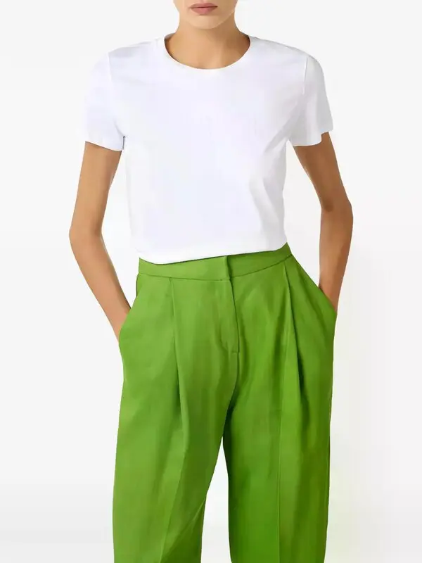 Elisabetta Franchi Embroidered Logo T-shirt