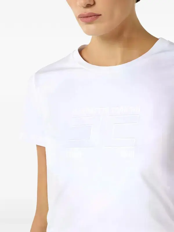 Elisabetta Franchi Embroidered Logo T-shirt