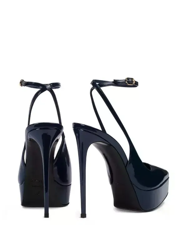 LE SILLA Uma Slingback Pumps - Blue