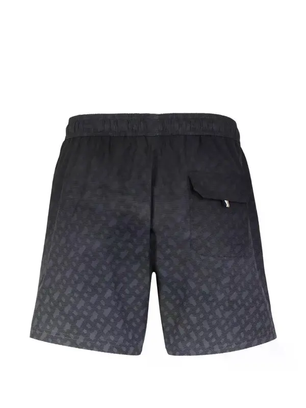 BOSS Monogram-pattern Swim Shorts