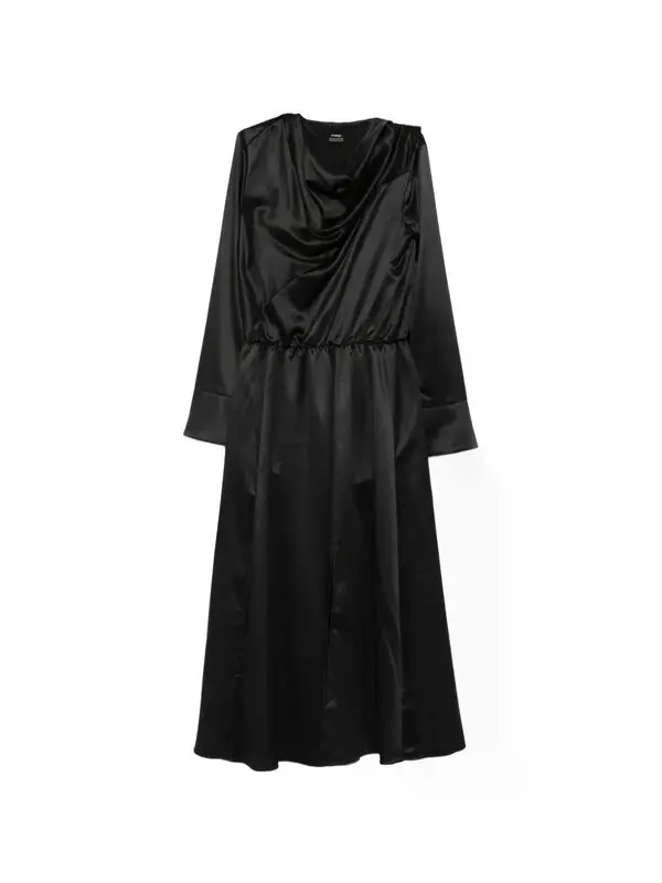 Pinko Maite Cowl-neck Split Dress