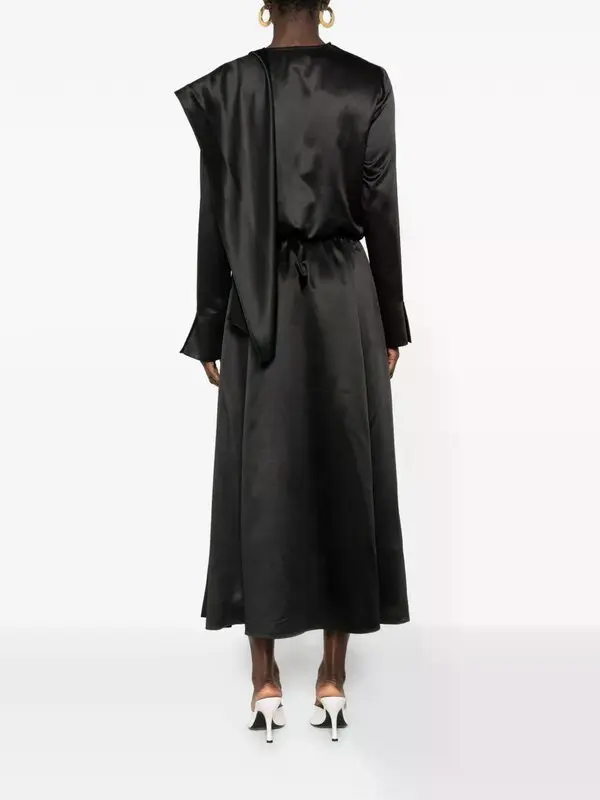 Pinko Maite Cowl-neck Split Dress