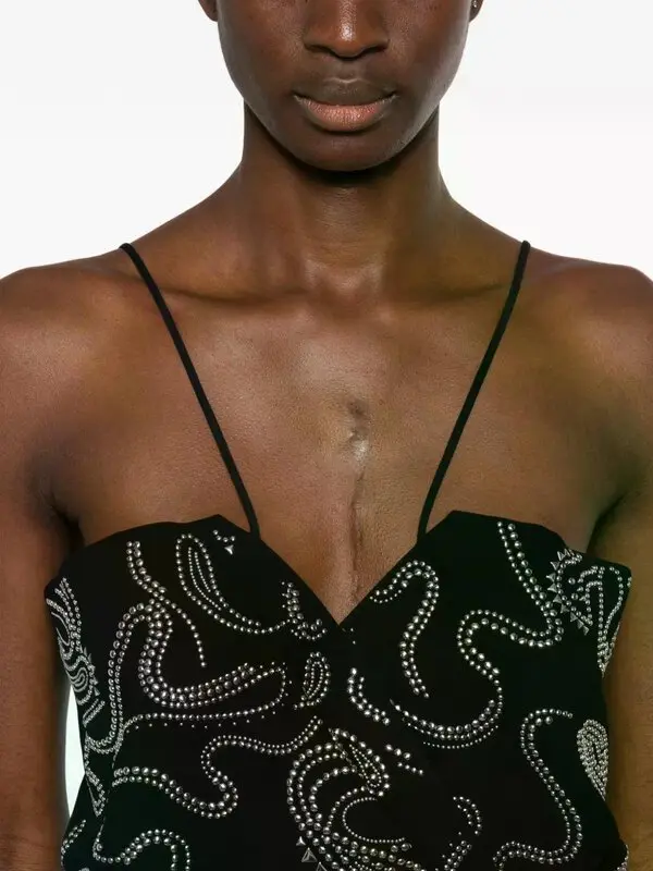 IRO PARIS Olympe Embellished Camisole Top - Black