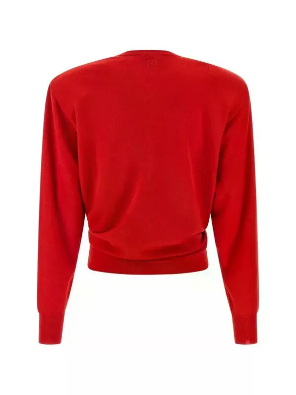 Magda Butrym Knot-detail Wool Knitwear - Red