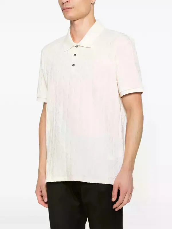 Calvin Klein Logo-jacquard Polo Shirt