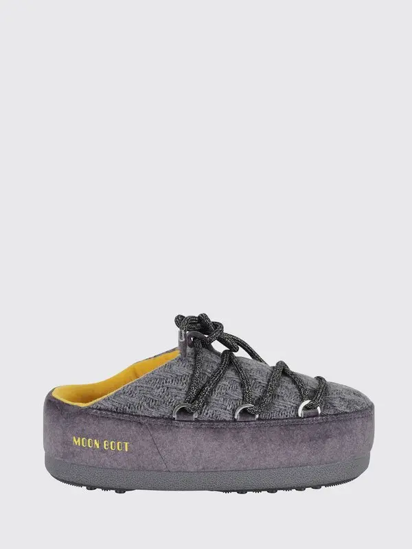 Moon Boot Lace-up Mules - Grey