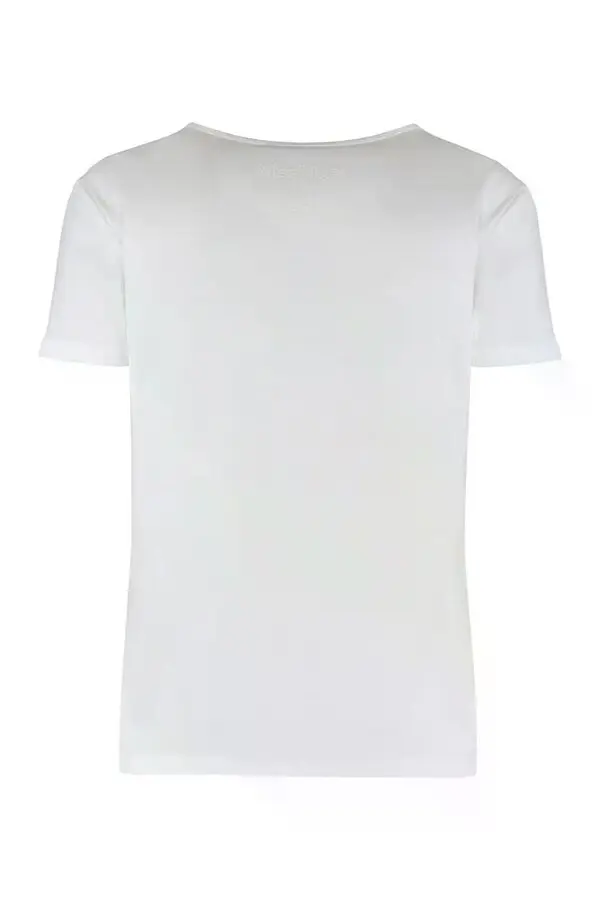 Max Mara Crew-neck T-shirt - Neutrals