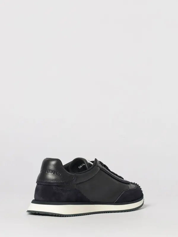 Dolce & Gabbana Leather And Suede Sneakers - Blue