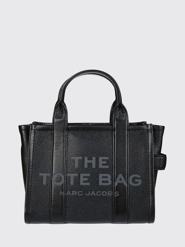 Marc Jacobs The Small Tote Bag In Grained - Black