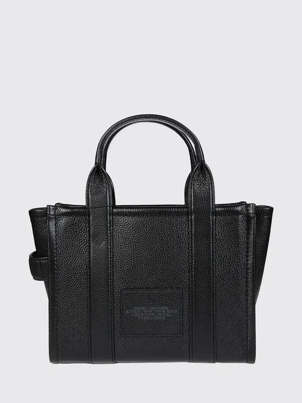 Marc Jacobs The Small Tote Bag In Grained - Black