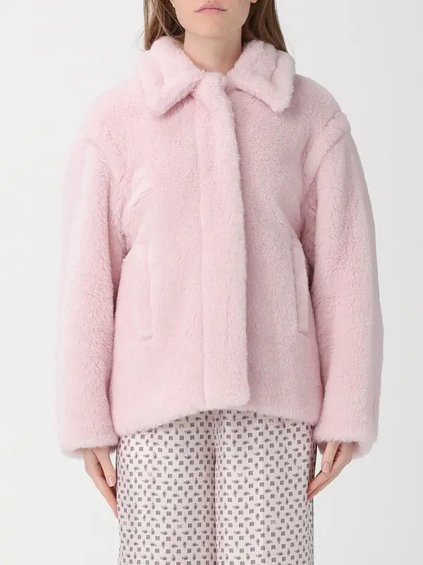 Max Mara Fur Coat - Pink