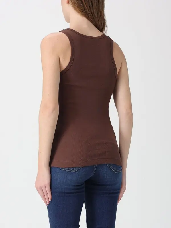 Pinko Ribbed Tank Top - Brown