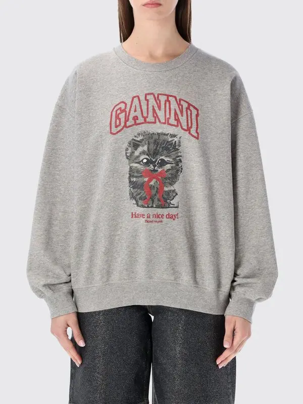 GANNI Crewneck Sweatshirt