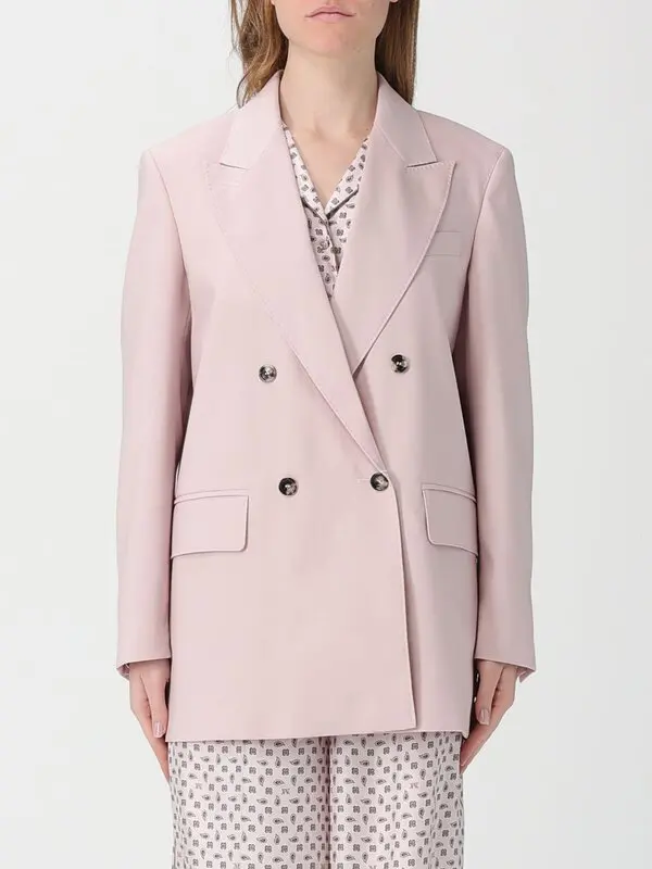 Max Mara Double Breasted Jacket - Pink
