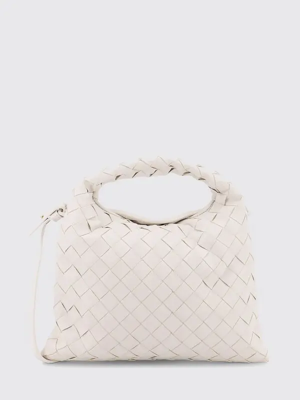 Bottega Veneta Intrecciato Calfskin Handbag - White