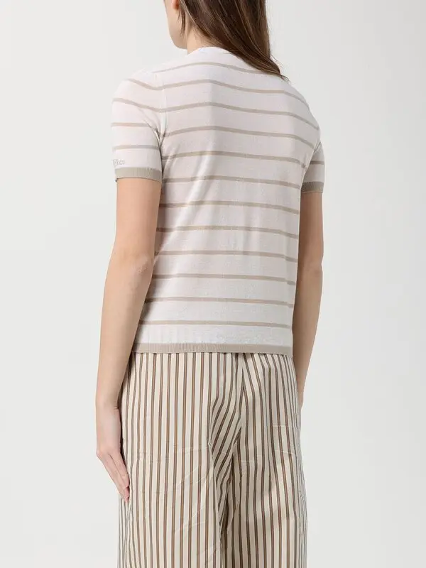 Max Mara Striped T-shirt - Beige