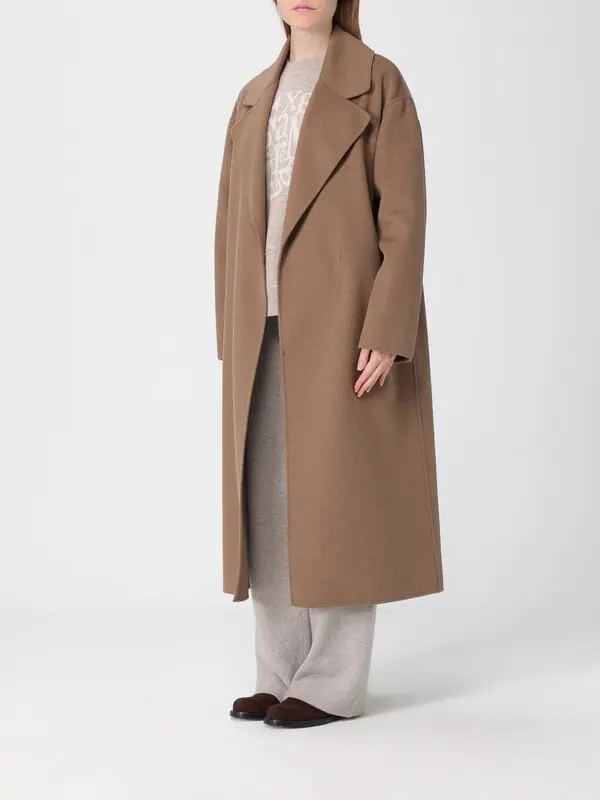 Max Mara Belted Wool Coat - Brown