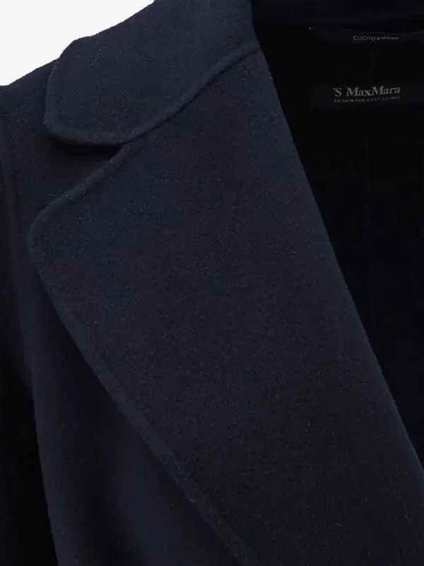 Max Mara Belted Coat - Blue