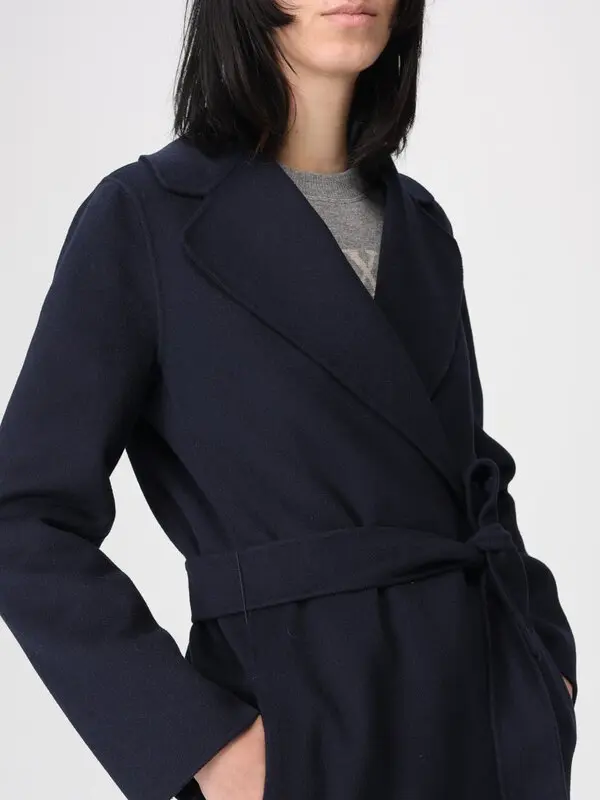 Max Mara Belted Coat - Blue