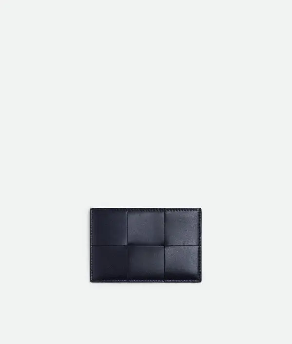 Bottega Veneta Cassette Credit Card Case - Nocturnal / Blue Royal