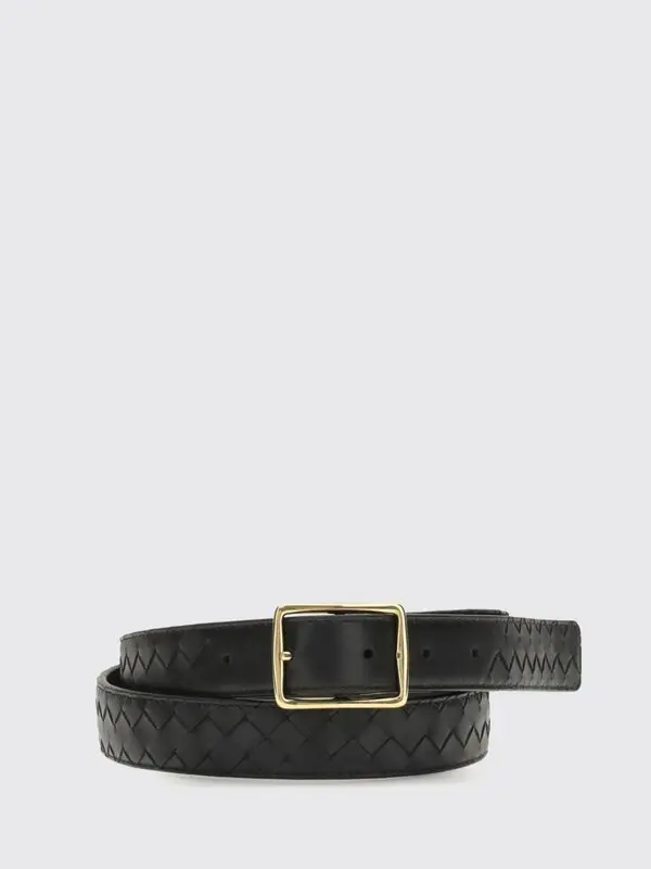Bottega Veneta Woven Belt - Black