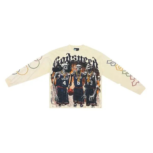 GODSPEED Dreamteam 24 Long-sleeve T-shirt - Cream