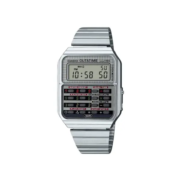 Casio Stainless Steel Timepiece - Silver