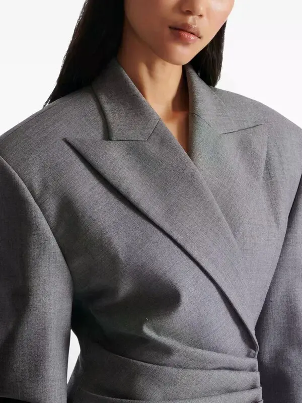 Balmain Peak-lapels Blazer Dress