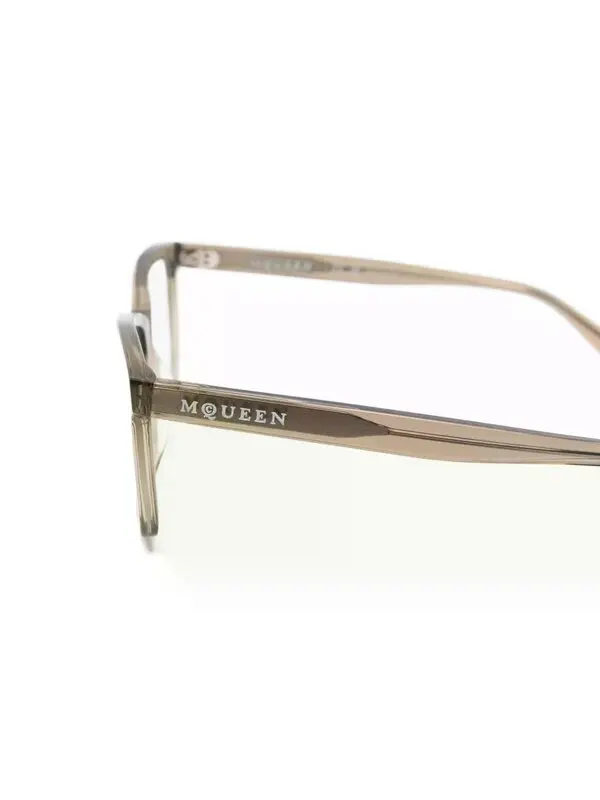 Alexander McQueen Rectangle Frame Eyeglasses