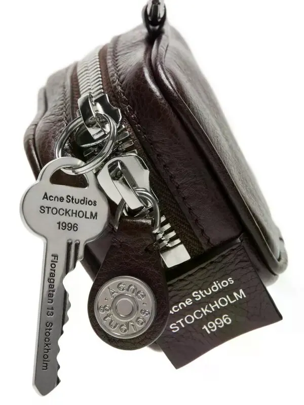Acne Studios Zip Leather Headphones Case