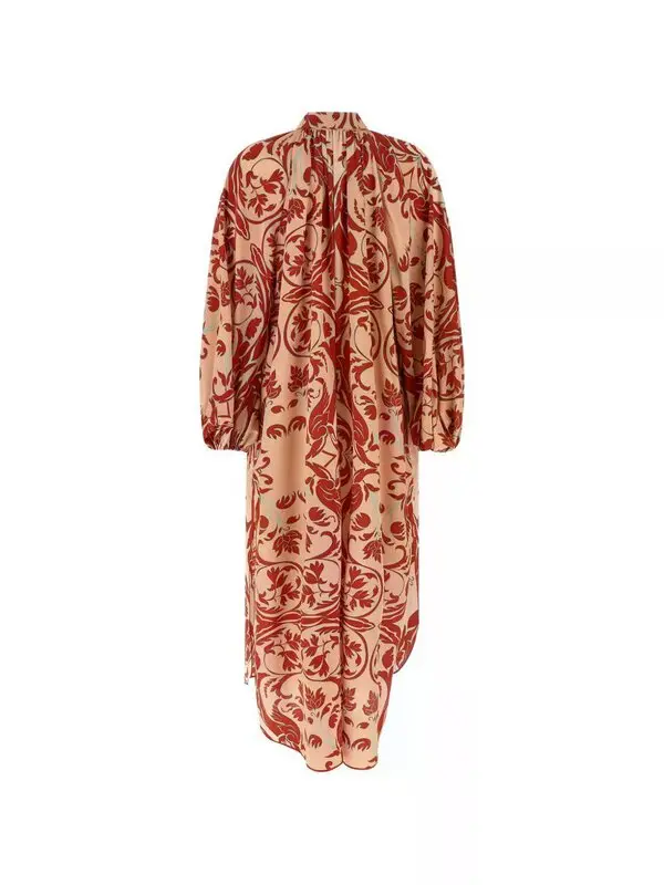 F.R.S FOR RESTLESS SLEEPERS Geometry Print Raque Dress - Neutrals