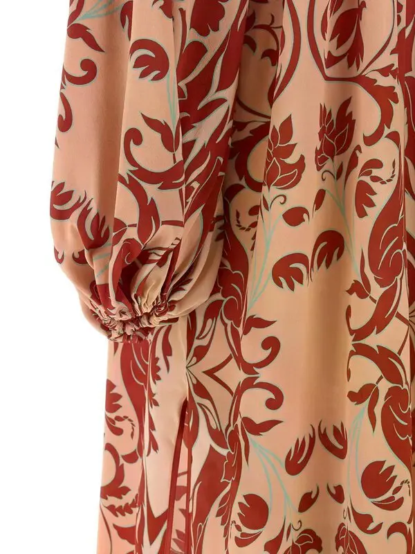 F.R.S FOR RESTLESS SLEEPERS Geometry Print Raque Dress - Neutrals