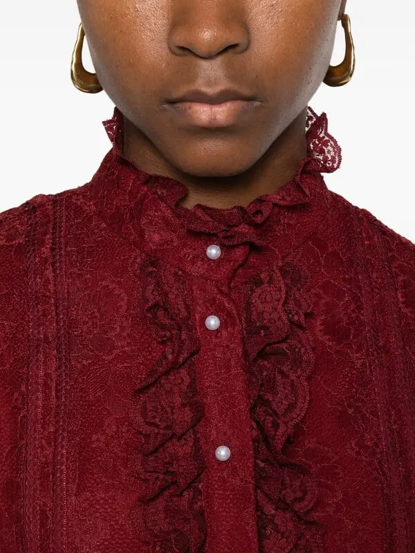 Alice + Olivia Eugenia Embroidered Blouse